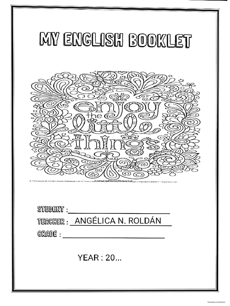 My English Booklet. Beginners | PDF