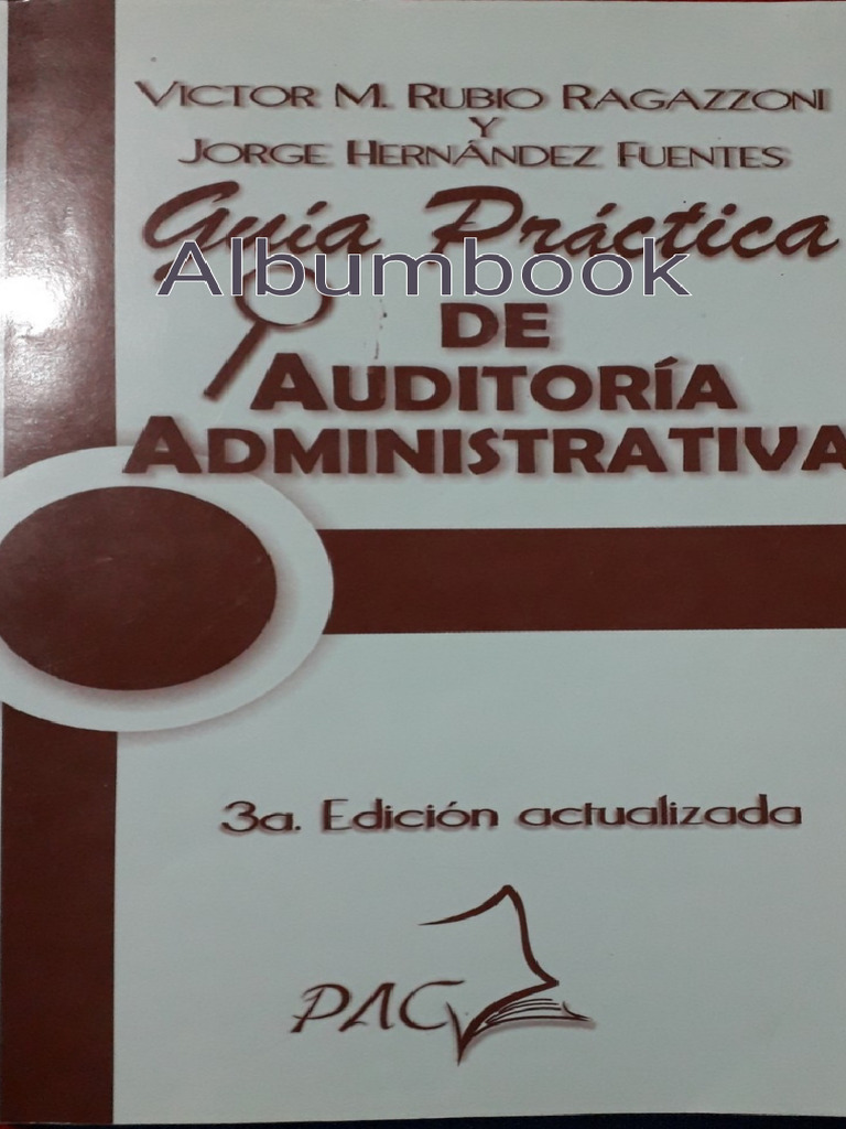 Guia Practica de Auditoria Administrativa 3a.edicion | PDF