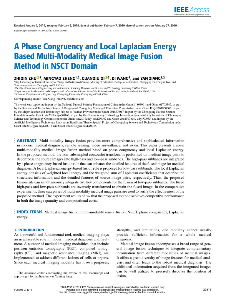 4 - A Phase Congruency and Local Laplacian Energy Based Multi-Modality ...