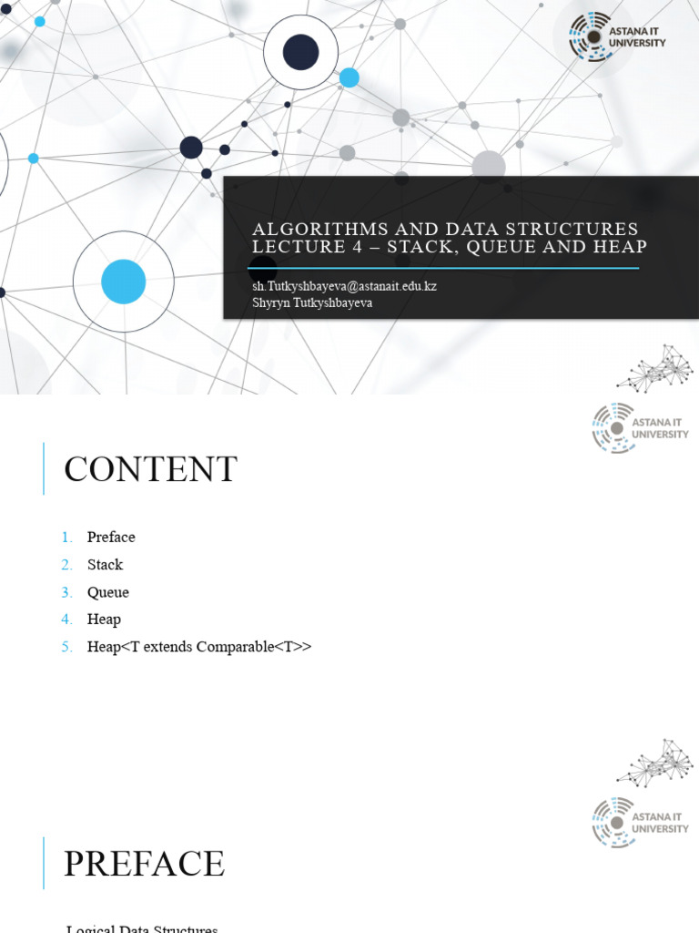 Lecture 4 - Stack, Queue, Heap | PDF | Queue (Abstract Data Type ... Lecture 4 - Stack, Queue, Heap | PDF | Queue (Abstract Data Type ...