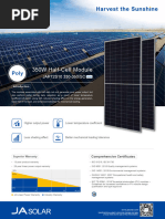 JA Solar Module Datasheet | PDF | Solar Panel | Electric Power