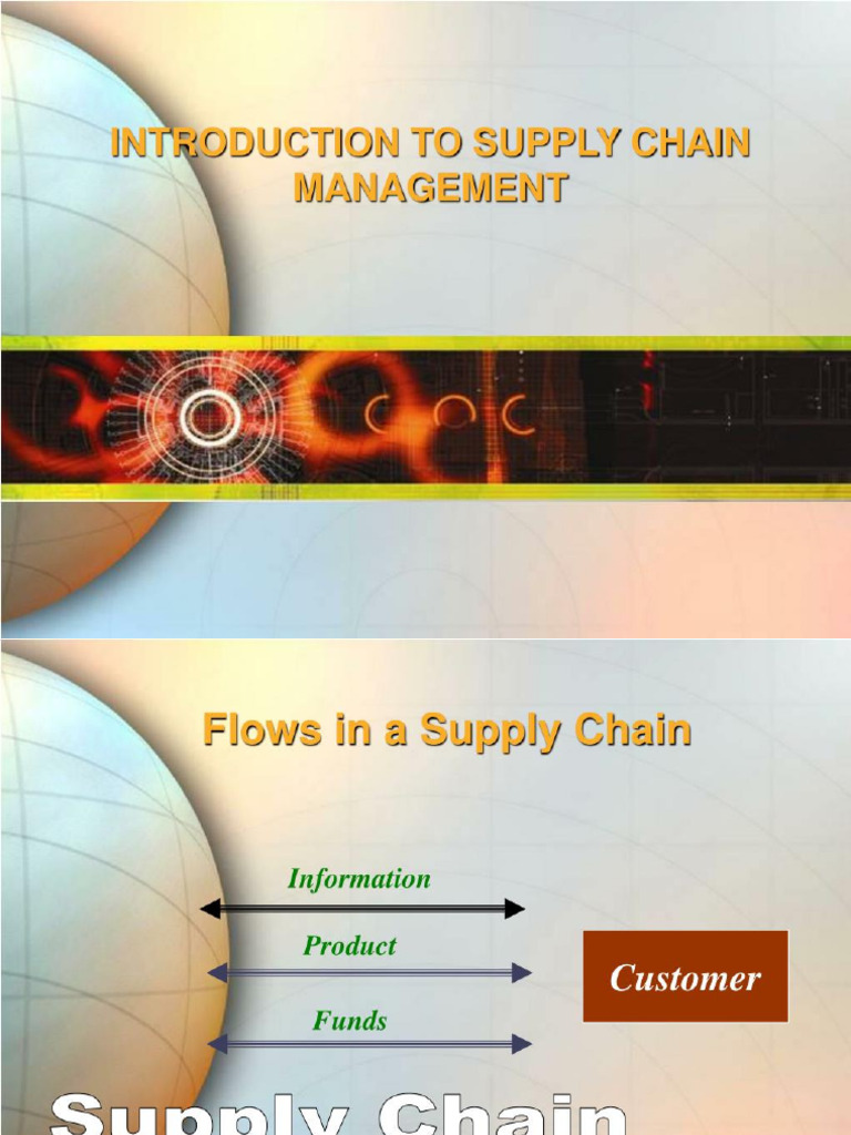 Introduction To SCM | PDF