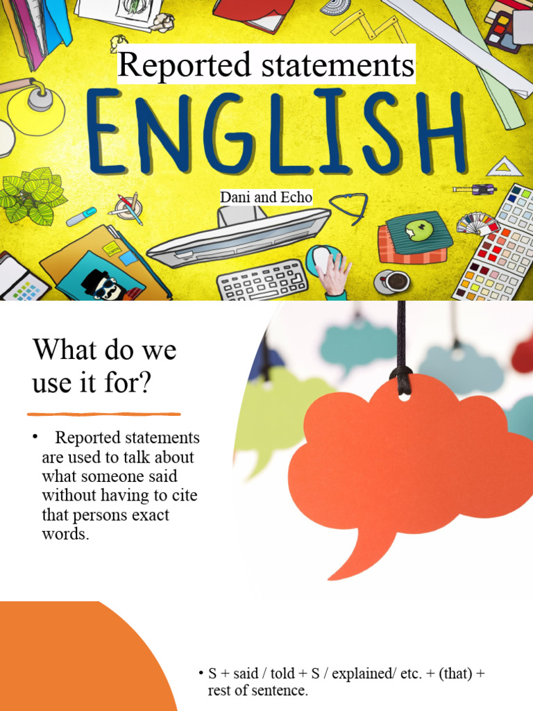 Reported Statements | PDF