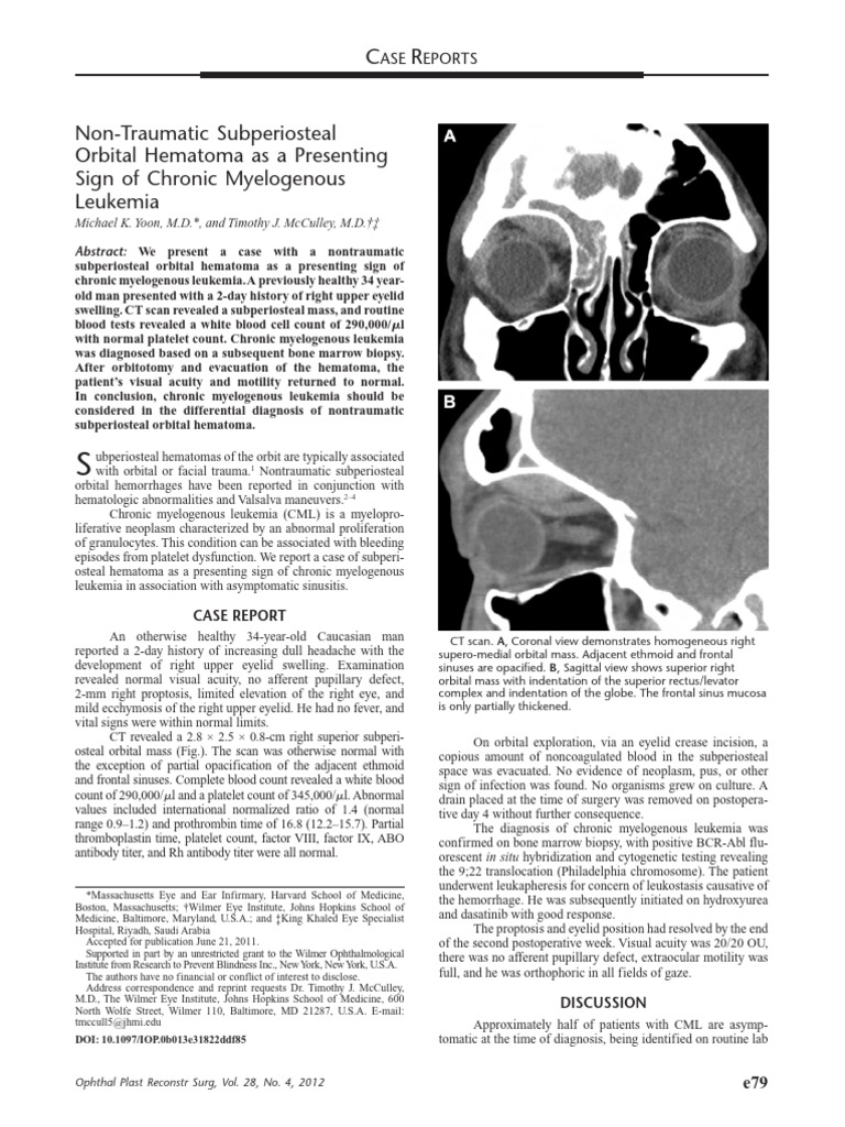 Hematom 2 | PDF | Leukemia | Bleeding