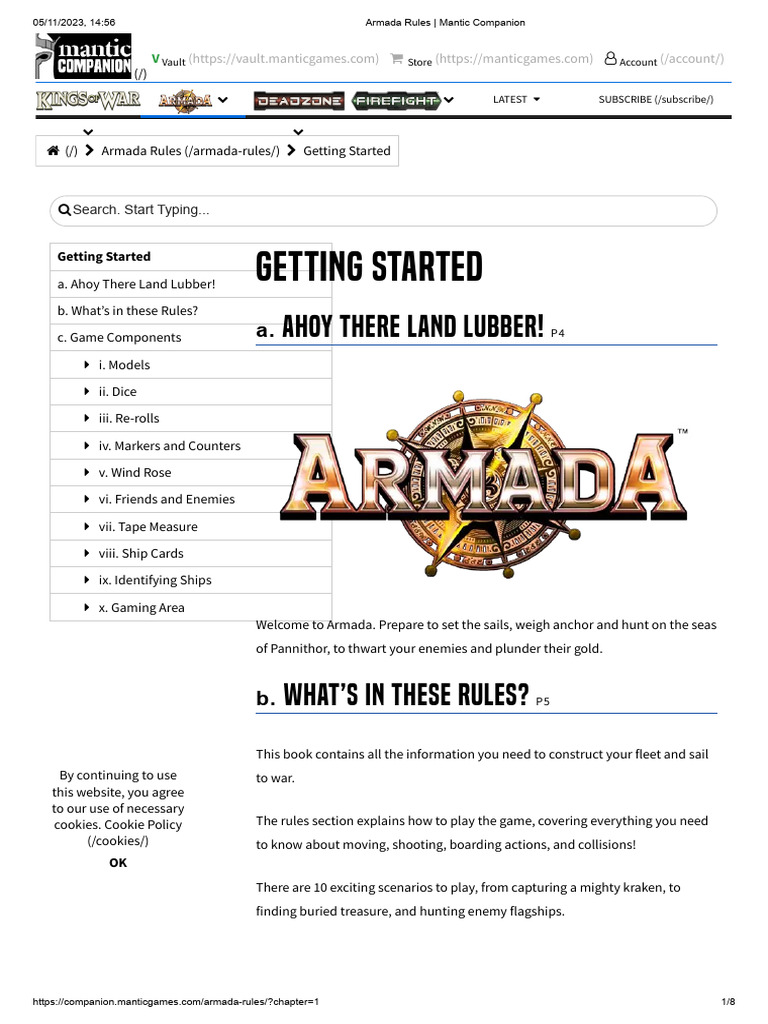 Mantic Armada Game Rules Overview | PDF | Ships | Dice