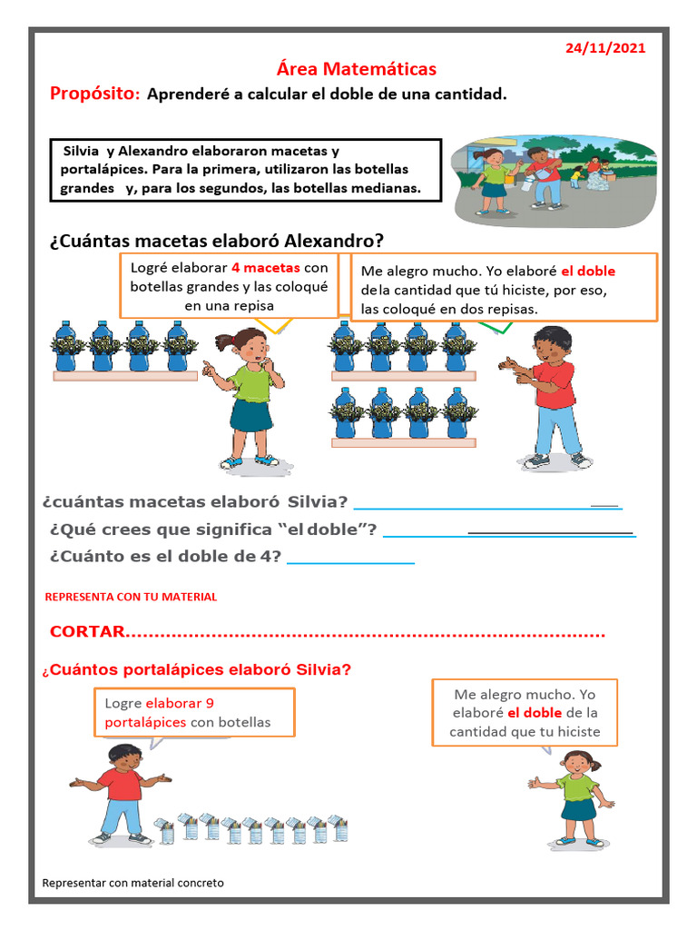 Actividad Matematicas 2° | PDF