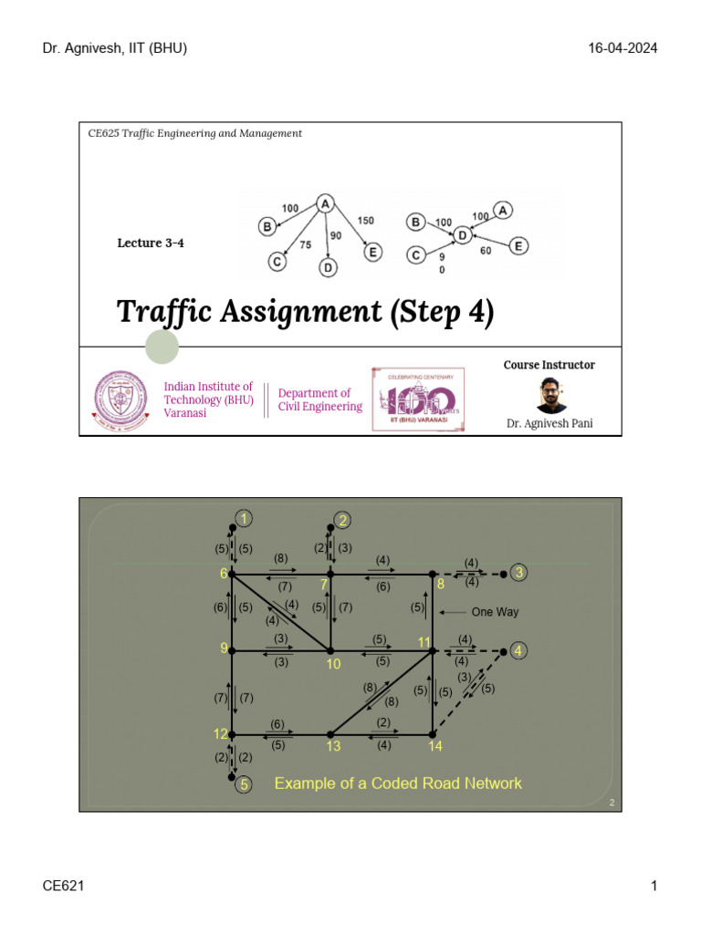 Microsoft PowerPoint - M3 Lec 3 4 Traffic Assignment | PDF | Applied Mathematics