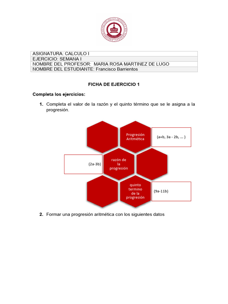 Ejercicios de Progresiones y Combinatoria | PDF | Matemáticas | Aritmética
