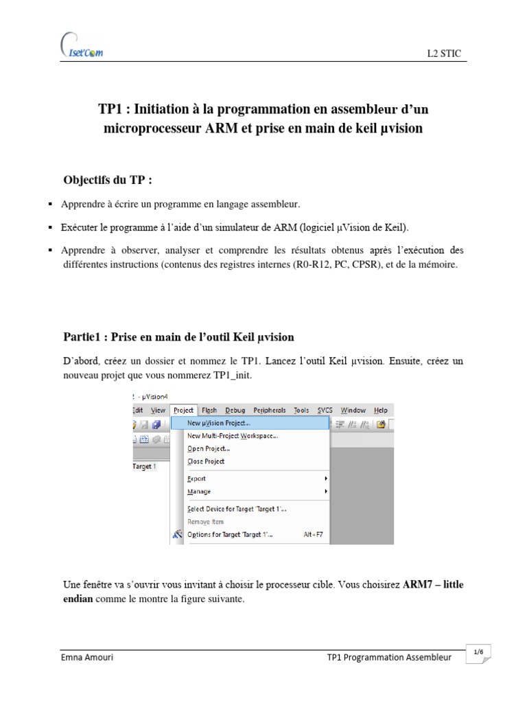 TP 1 | PDF | Assembleur | Programme informatique