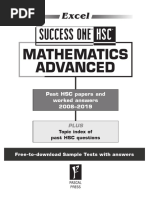 HSC Advanced Maths Formula Sheet | PDF | Educational Institutions ...