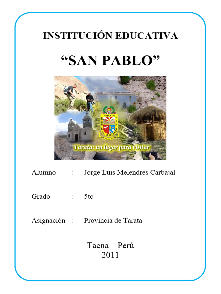 Tarata | PDF | Alimentos