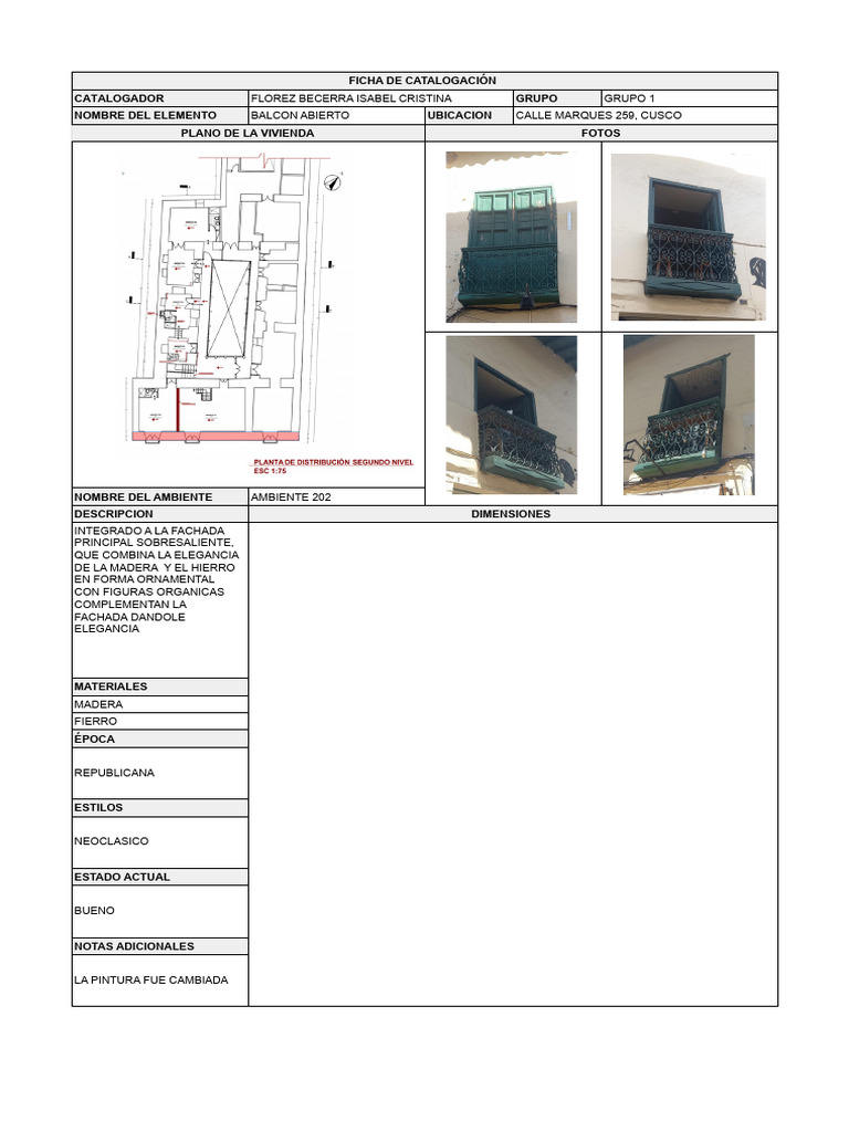 FICHAS DE CATA ISA - Hoja 1 | PDF