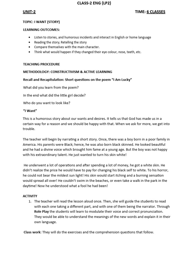 Class II Eng LP2 | PDF