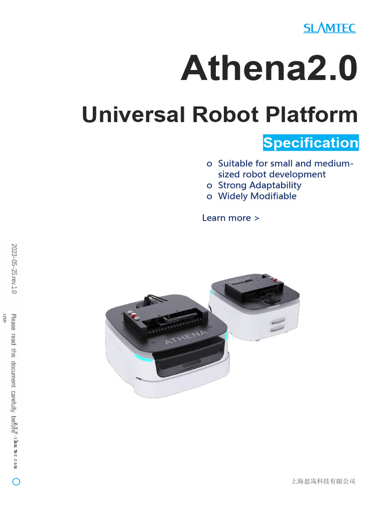 Athena 2.0 Datasheet V1.07 20230526EN N5M42 R2TPL | Download Free PDF ...