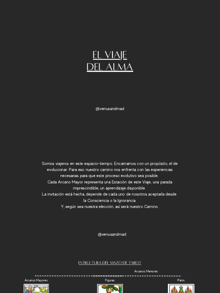4 El Viaje Del Alma | PDF | Tarot | Arcanos Mayores
