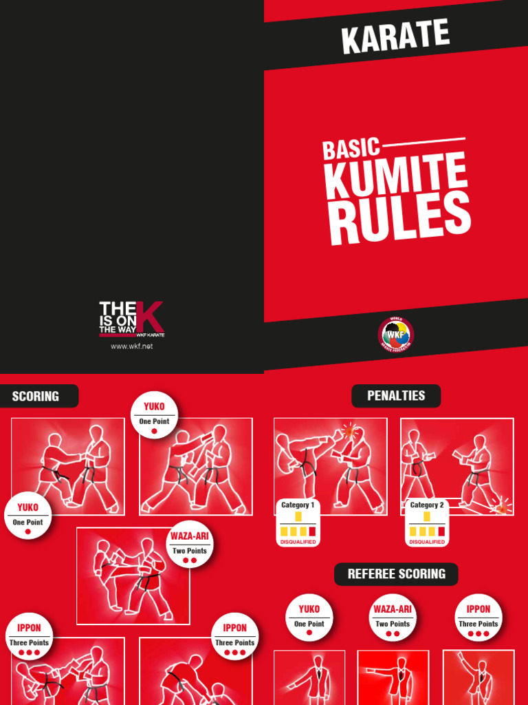 Folleto Kumite Rules 2025 | PDF