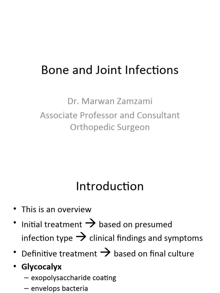 2 - Bone & Joint Infection | PDF | Staphylococcus Aureus | Sepsis