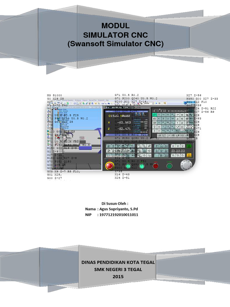 Modul Simulator CNC Swansoft Simulator C | PDF | Bisnis | Komputer