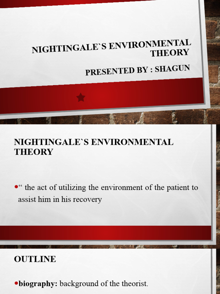 Nightingale's Environmental Theory | Download Free PDF | Nursing | Florence Nightingale