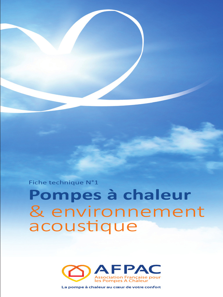 Acoustique des Pompes à Chaleur AFPAC | PDF | Décibel | Acoustique