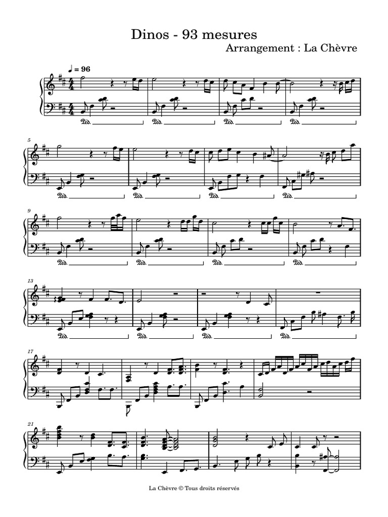 Dinos - 93 Mesures PDF | PDF