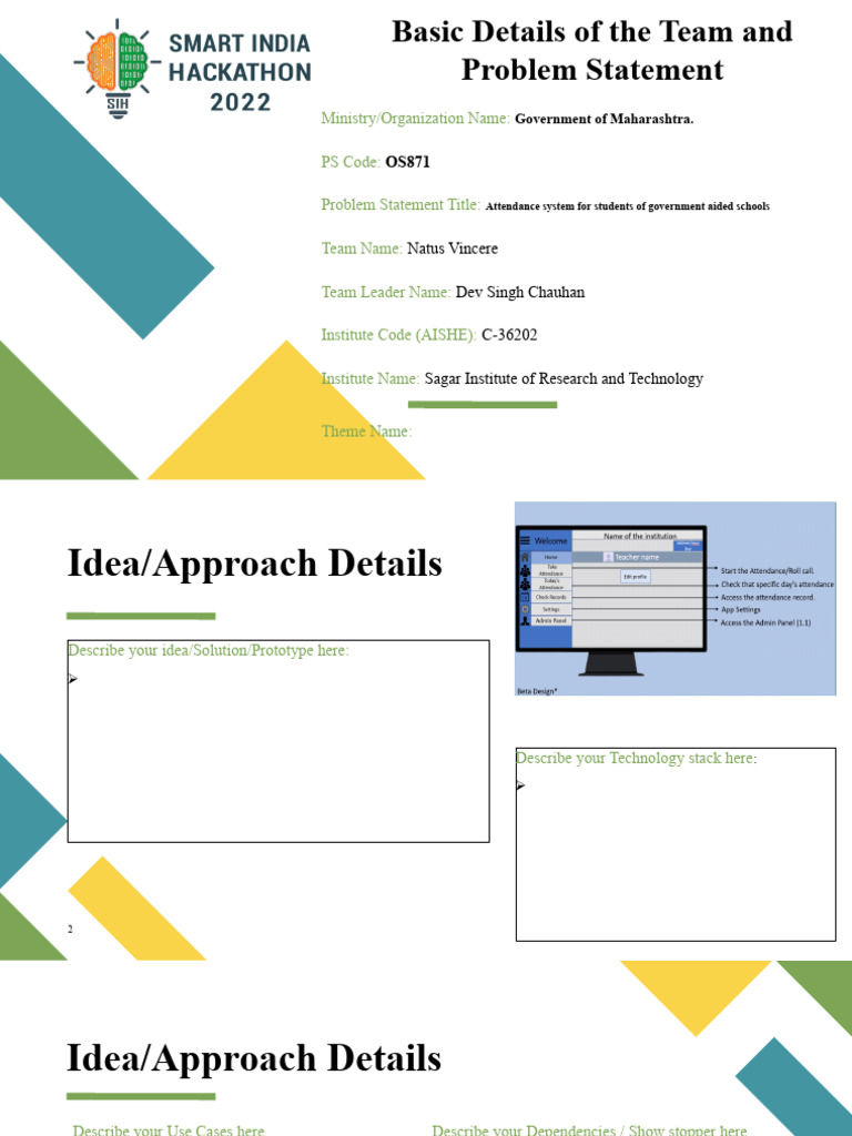 SIH 2002, Solution To Problem Satement No.5 | PDF | Information Technology | Computing
