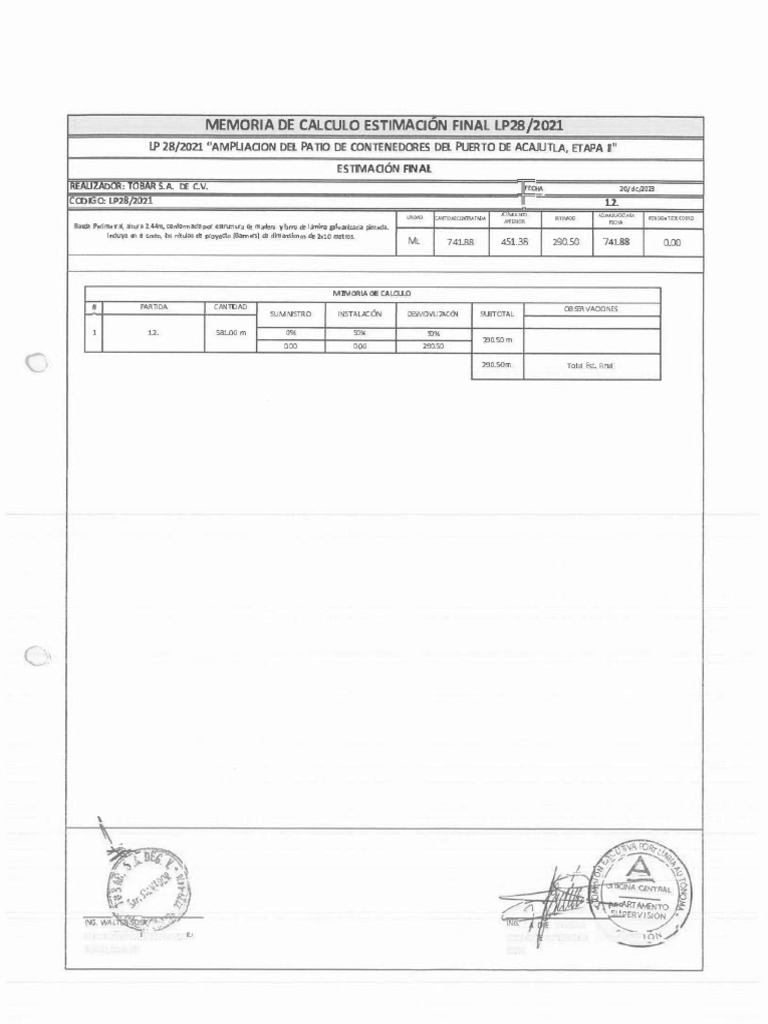 kKARLA Estimación CEPA PAGO FINAL ACAJUTLA | PDF