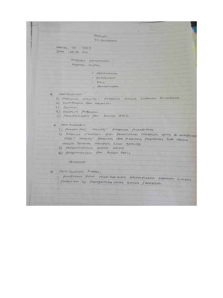 Notulen | PDF