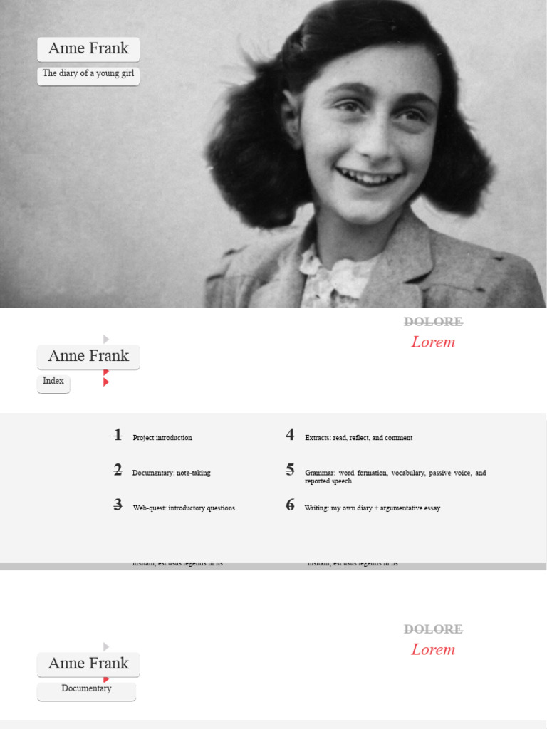 Anne Frank | PDF | Linguistics