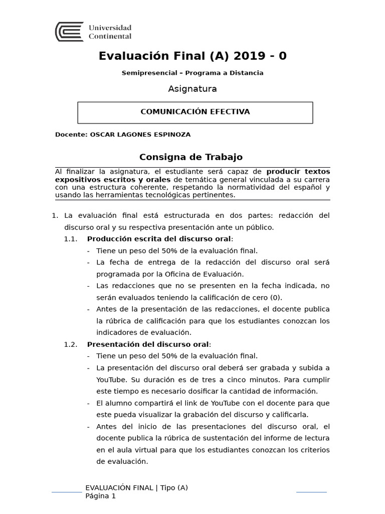 Comunicaci N Efectiva Examen Final | PDF | Rodamiento (Mecánico)