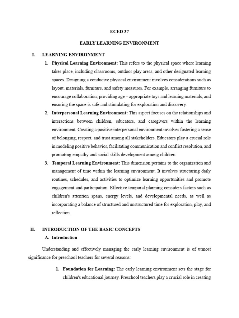 Midterm Exam Pdf Preschool Learning