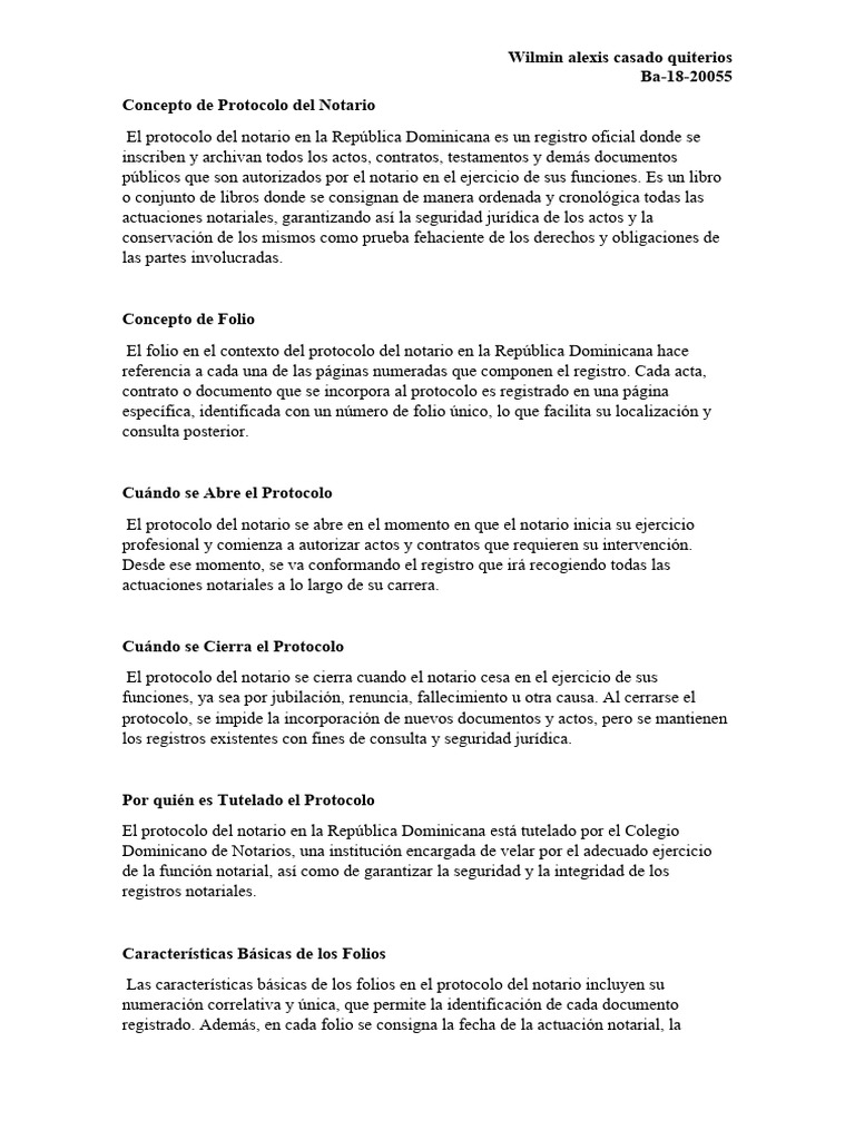 Protocolo Notarial y Su Gestión Tras Fallecimiento | PDF | Derecho