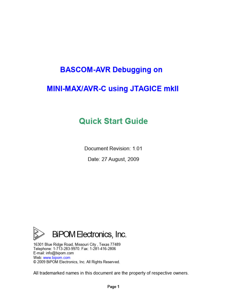 Bascomavr Mmavrc Jtagice2 | Download Free PDF | Installation (Computer Programs) | Software ...