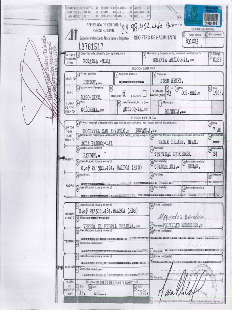 RN Reg Mexico John Rendon | PDF