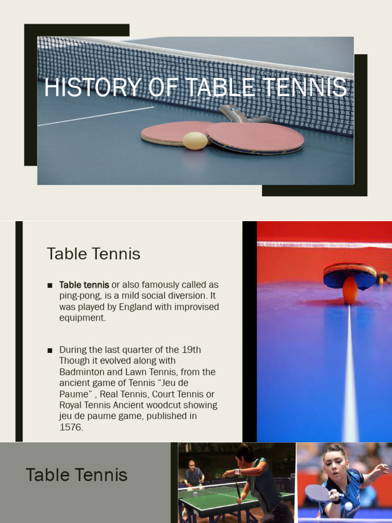Pe L3.4 - History of Table Tennis-1 | Download Free PDF | Table Tennis ...