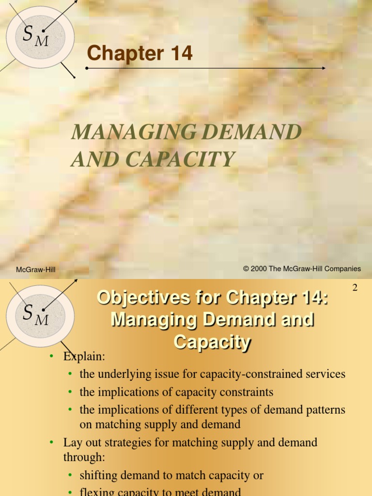 Managing Demand & Capacity | PDF | Demand | Market Segmentation
