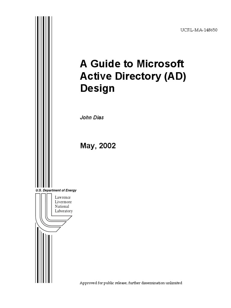 A Guide To Microsoft Active Directory Design | PDF | Business