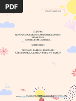 Contoh RPP Paud Merdeka Belajara | PDF