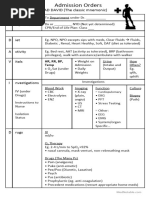 The Anesthesia Chart | PDF | Anesthesia | Clinical Medicine