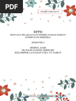 RPPM TK: Mengenal Tubuhku | PDF