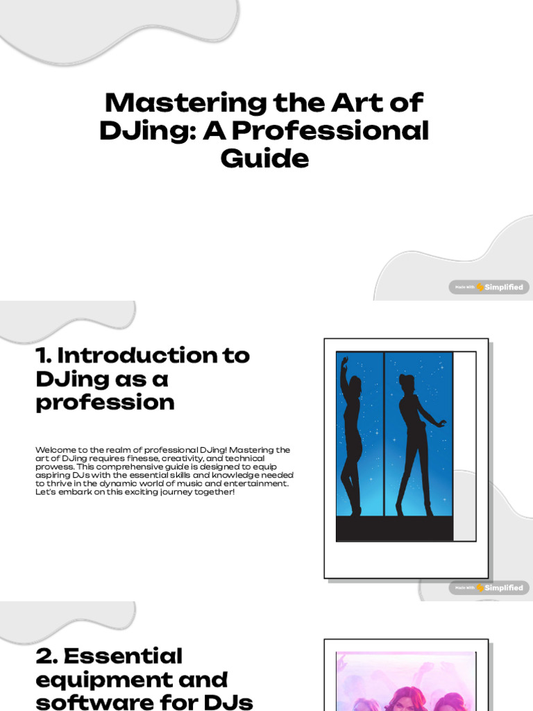 Mastering The Art of D Jing A Professional Guide | PDF | Disc Jockey