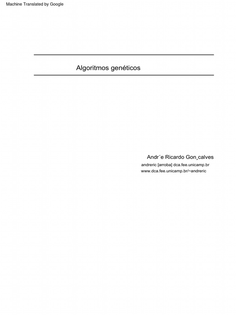 Geneticos | PDF | Algoritmo genético | Evolución