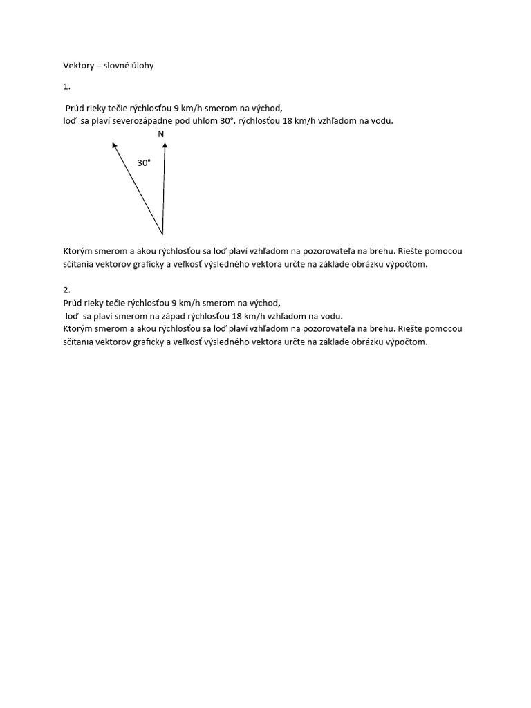 Vektory Fyzika | PDF