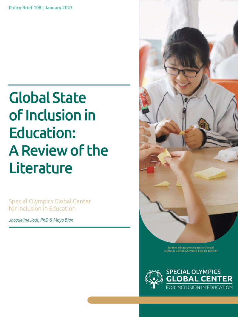 108 - Global State of Inclusion - Policy Brief - V21 | PDF | Inclusion ...