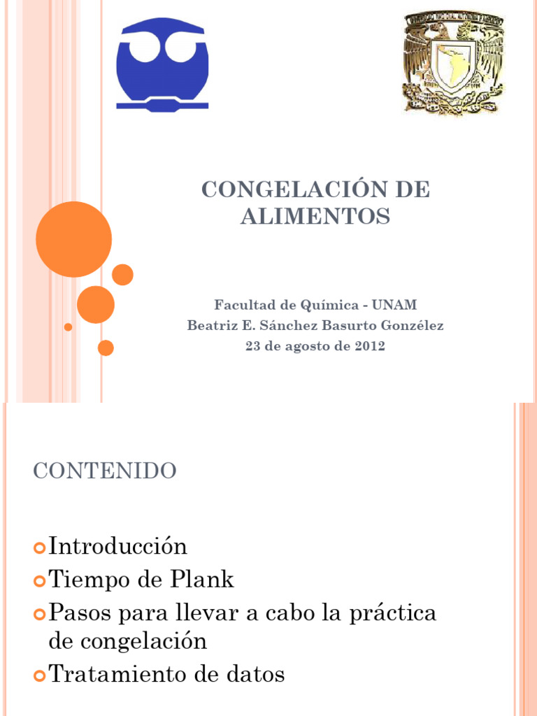 Guía de Congelación de Alimentos | PDF | Calor | Agua