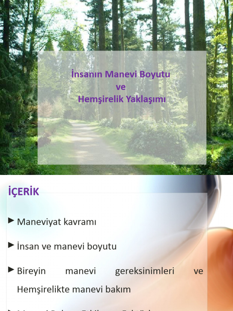 4-İnsanın Manevi Boyutu Ve Hemşirelik Yaklaşımı | PDF
