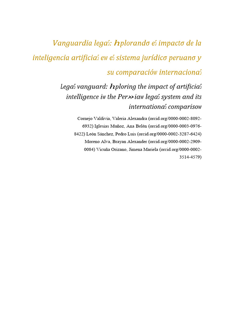 Hacia Una Justicia Predictiva El Uso de Datos y Algoritmos | PDF ...