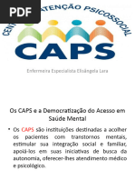 Tipos de Caps | PDF | Enfermagem | Psiquiatria