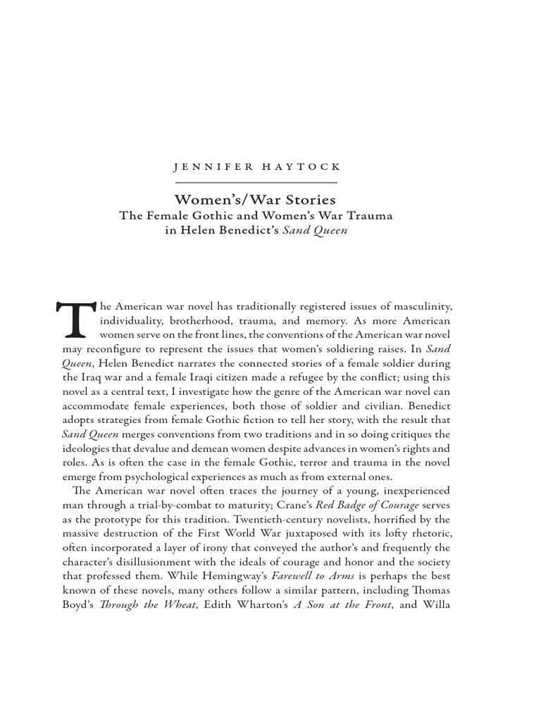 Women S War Stories | PDF