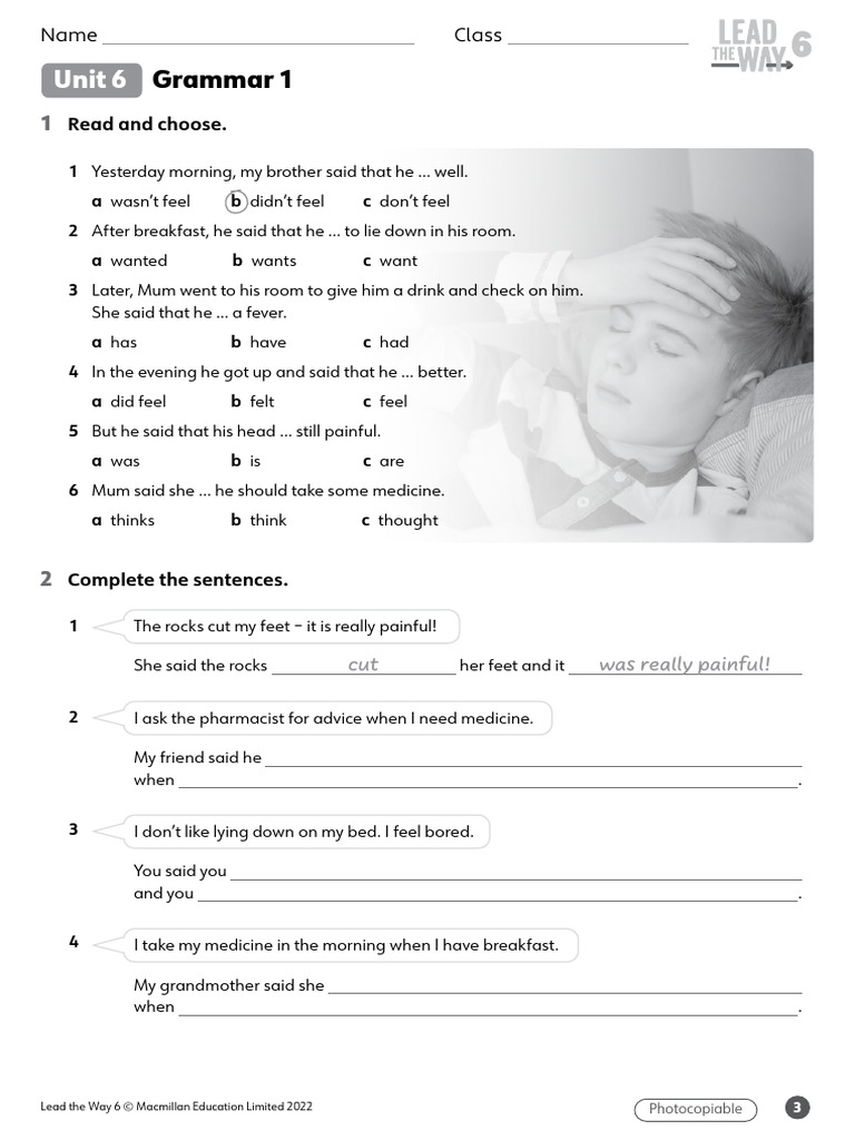 LTW 6 Worksheets U6 Grammar 1 | PDF